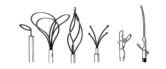 Useful retrieval devices to recover a dislodged or damaged coronary stent