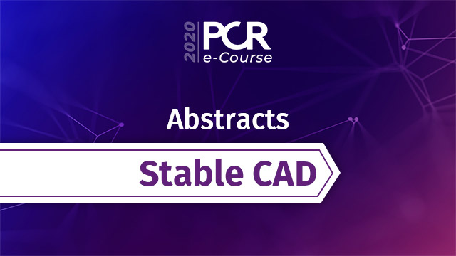 Abstracts on Stable CAD - PCR e-Course 2020
