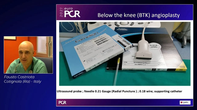 Below the knee (BTK) angioplasty - Session with LIVE demonstration