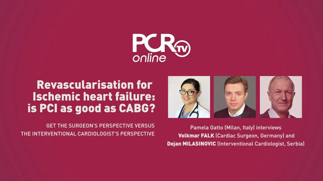 Revascularisation for Ischemic heart failure: is PCI as good as CABG?