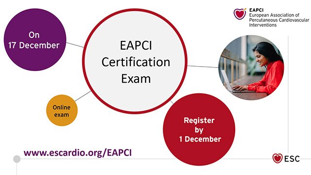 EAPCI Physicians' exam - get your Interventional Cardiology Certification!