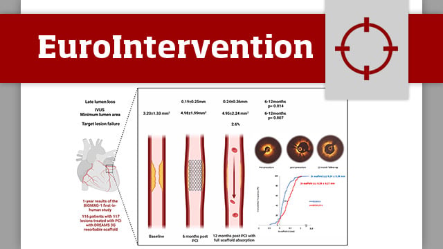 A new resorbable magnesium scaffold for de novo coronary lesions ...